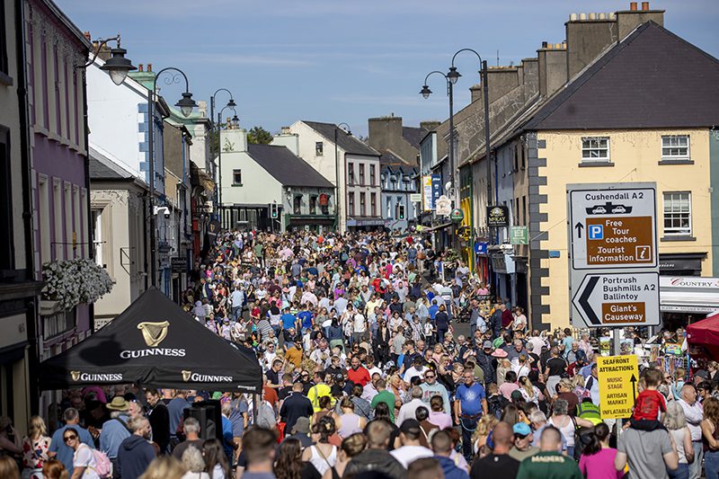 People throng streets of Ballycastle for Ould Lammas Fair - The Irish World