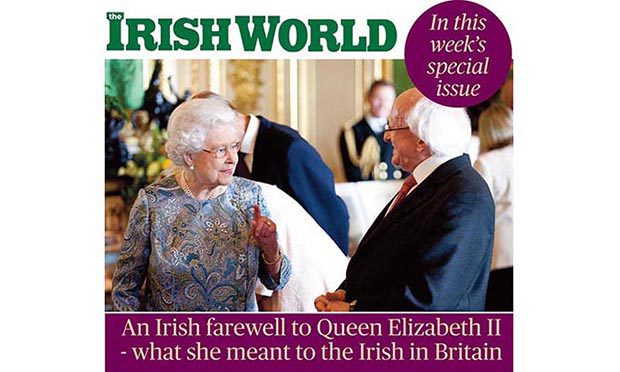 HRH Queen Elizabeth II 8-Page supplement - The Irish World