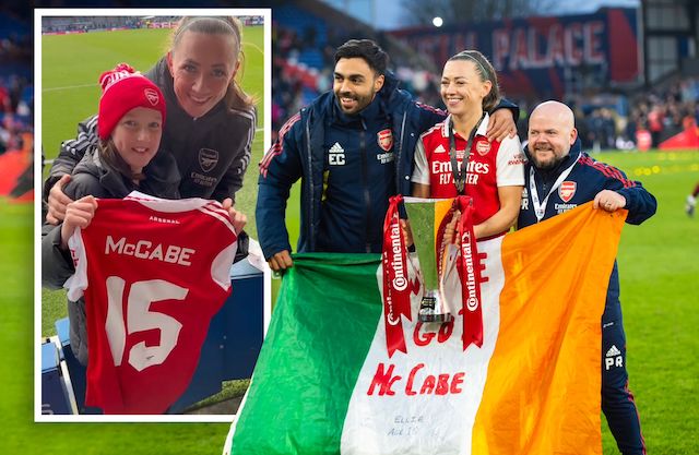Katie McCabe has ten-year-old fan to thank for Irish flag - The Irish World